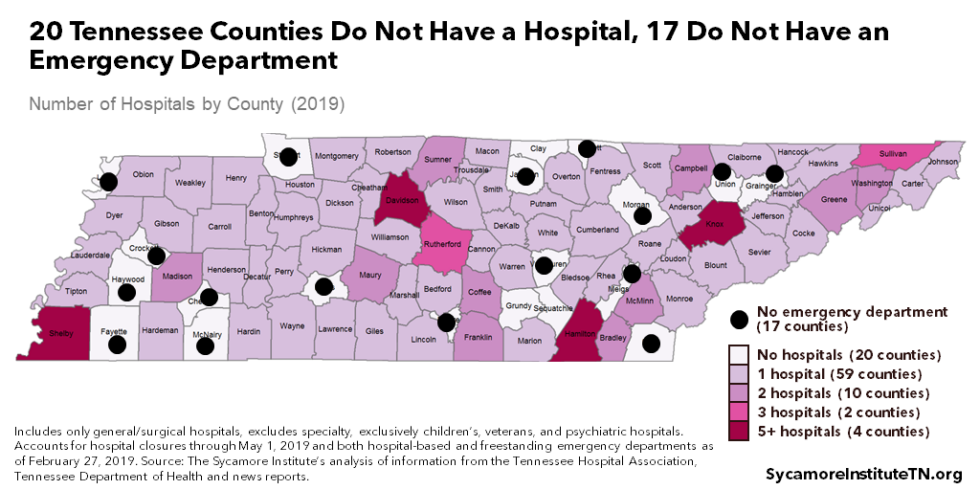 Tennessee Health Care Capacity Dashboard - The Sycamore Institute