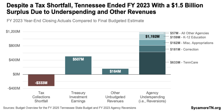 The Budget in Brief: Summary of Gov. Lee’s FY 2025 Recommended Budget ...